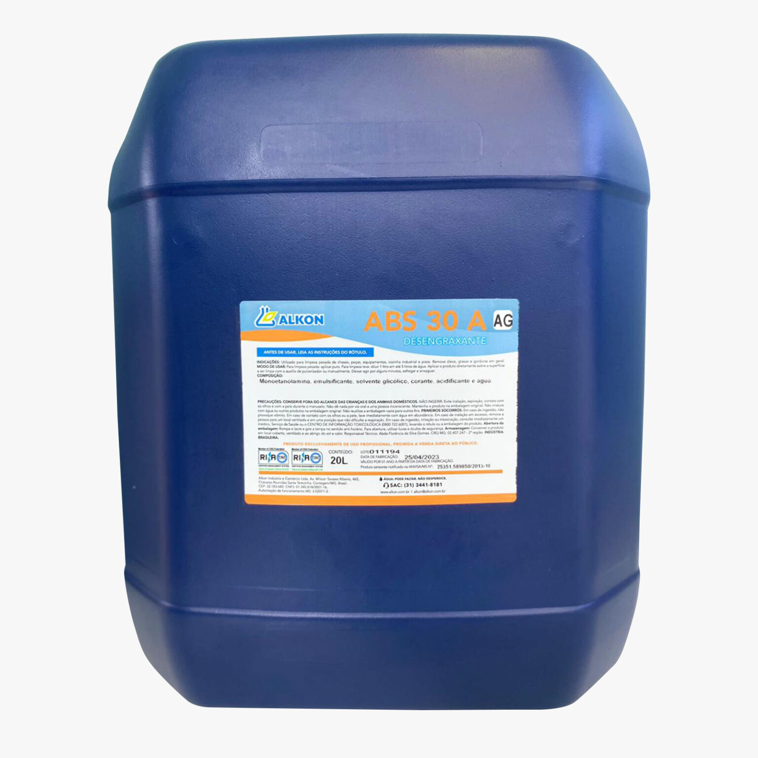 Linha desengraxante – Alkon